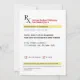 Fun Novelty Rx Prescription Doctor Retirement Invitation | Zazzle