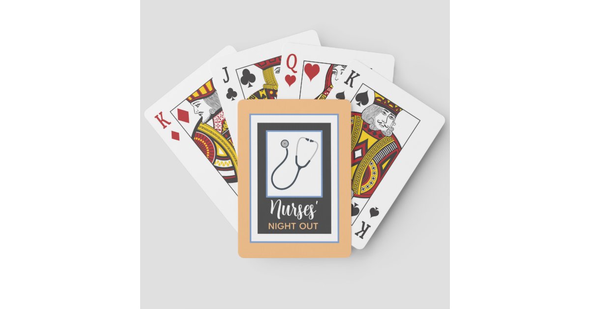 Fun Nurses' Playing Cards | Zazzle