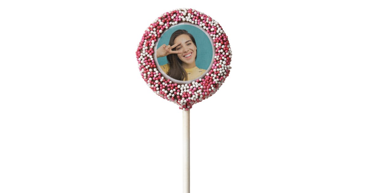 Fun Personalized Face on a Stick Photo Prop Chocolate Covered Oreo Pop ...