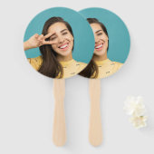 Fun Personalized Face on a Stick Photo Prop Hand Fan | Zazzle