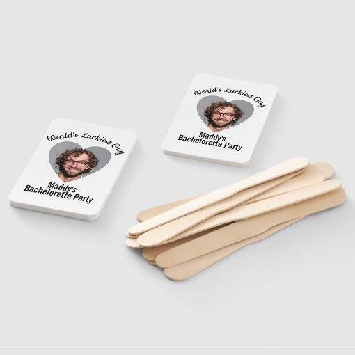 Fun Personalized Face on Stick Bachelorette Party Hand Fan | Zazzle