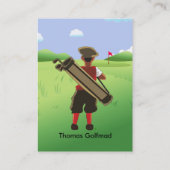 Fun Personalized Golfer on golf course Business Card | Zazzle