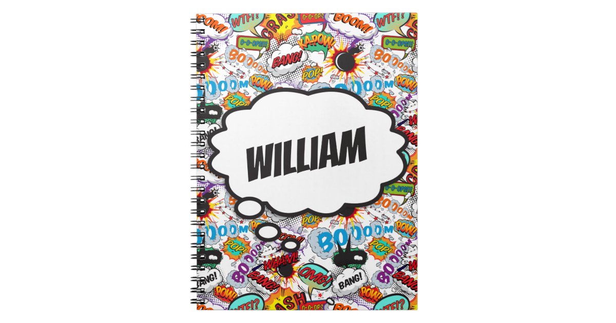 Fun Personalized Name Comic Book | Zazzle