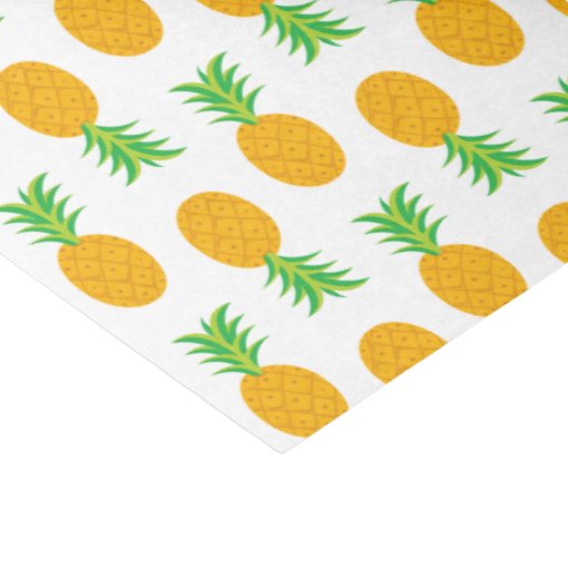 Fun Pineapple Pattern wrapping tissue Tissue Paper | Zazzle