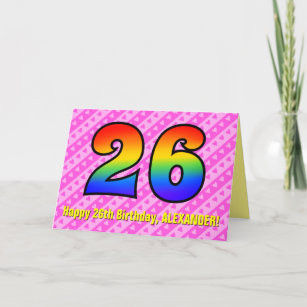 26th Birthday Cards | Zazzle