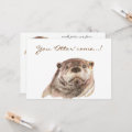 Fun Pool Party Birthday Cute Otters Invite | Zazzle