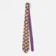 Fun Purple Bitcoin Tie with big bitcoin logo | Zazzle