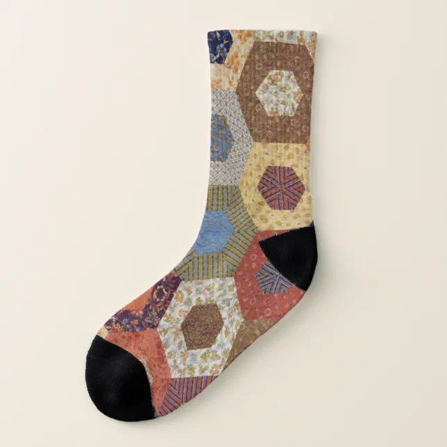 Fun Quilter Quilting Quilt Pattern Crafter Sewing Socks | Zazzle