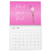 Fun Quotes 2023 Modern Chic Personal Calendar | Zazzle