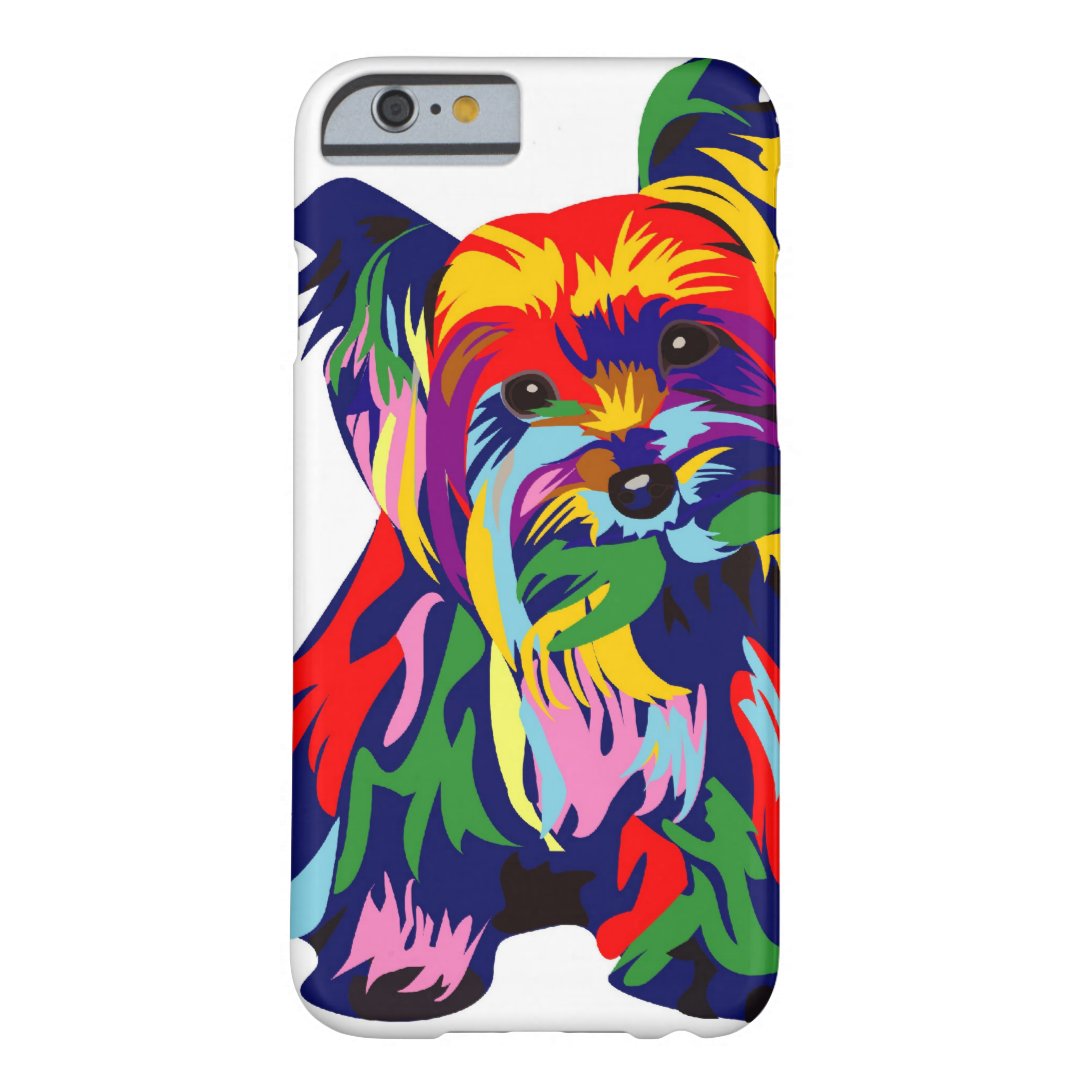 Fun Rainbow Yorkie Case-Mate iPhone Case | Zazzle