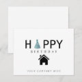 Fun Real Estate Happy Birthday Card | Zazzle