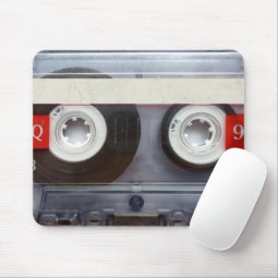 Fun Retro Cassette Tape Mouse Pad | Zazzle