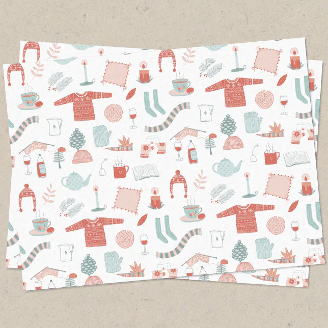 Fun Retro Christmas Tissue Paper | Zazzle
