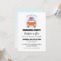Fun Retro Graduation Send Off Farewell Invitation | Zazzle