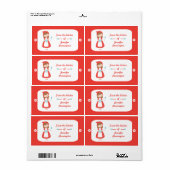 Fun retro style food from the kitchen of labels | Zazzle