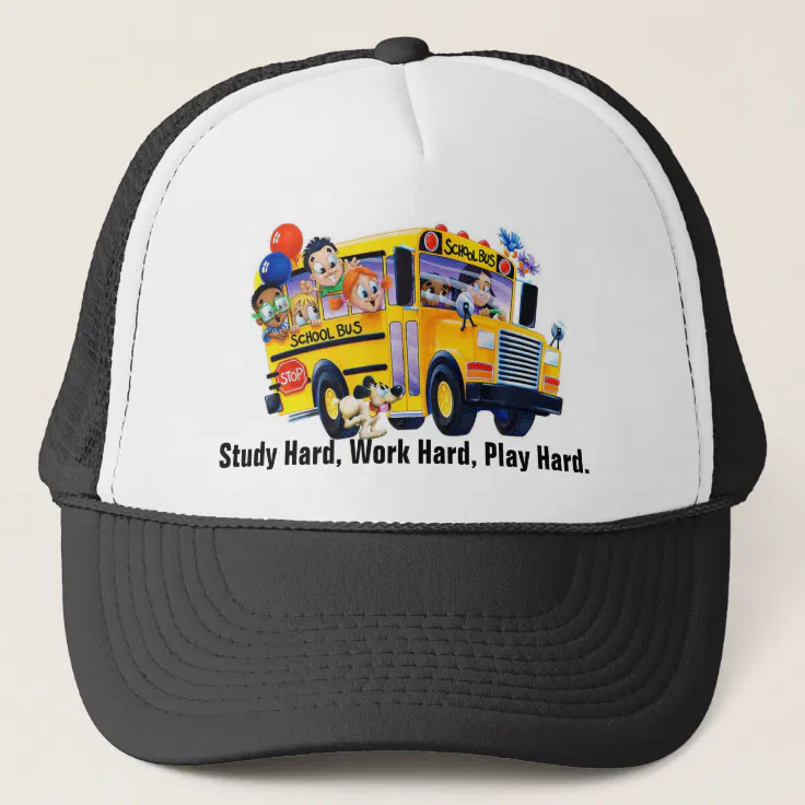 Fun School Bus Driver Party Hat | Zazzle