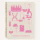 Fun Science Chemistry Laboratory Custom Pink Name Notebook | Zazzle
