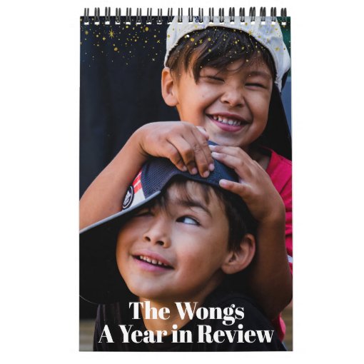 Fun Seasonal Overlay | Photo Personalized Calendar | Zazzle