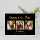 Fun Snapshots Foil Happy New Year Card | Zazzle