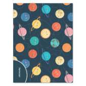Fun Solar System Planets Pattern for Kids Blue Tis Tissue Paper | Zazzle