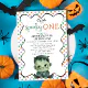 Fun Spooky One First Boo Day 1st Birthday Party Invitation | Zazzle