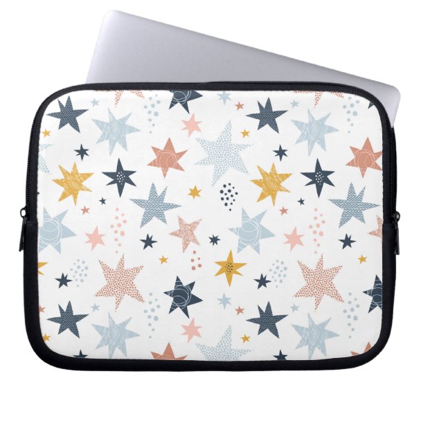 Fun Star Pattern Fabric | Zazzle