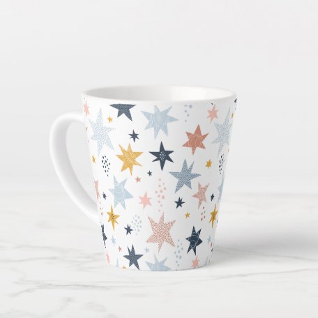 Fun Star Pattern Fabric | Zazzle