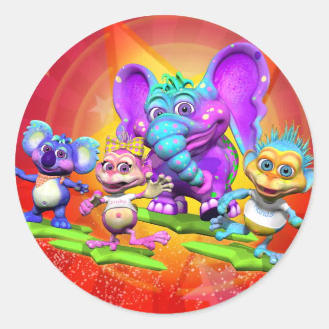 Fun Stickers with "The GiggleBellies" | Zazzle