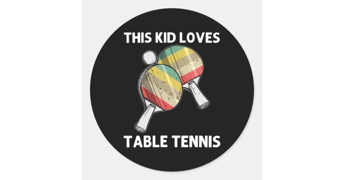 Fun Table Tennis For Kids Girls Ping Pong Ball Tea Classic Round ...