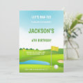 Fun Tee Time Party for Kids Invitation | Zazzle