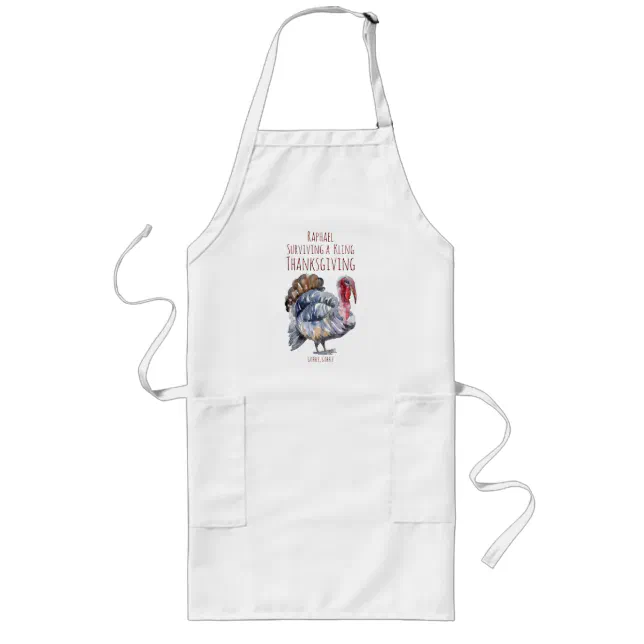 Fun Thanksgiving Turkey Day Apron | Zazzle