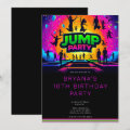 Fun Trampoline JUMP Party Birthday Invitation | Zazzle