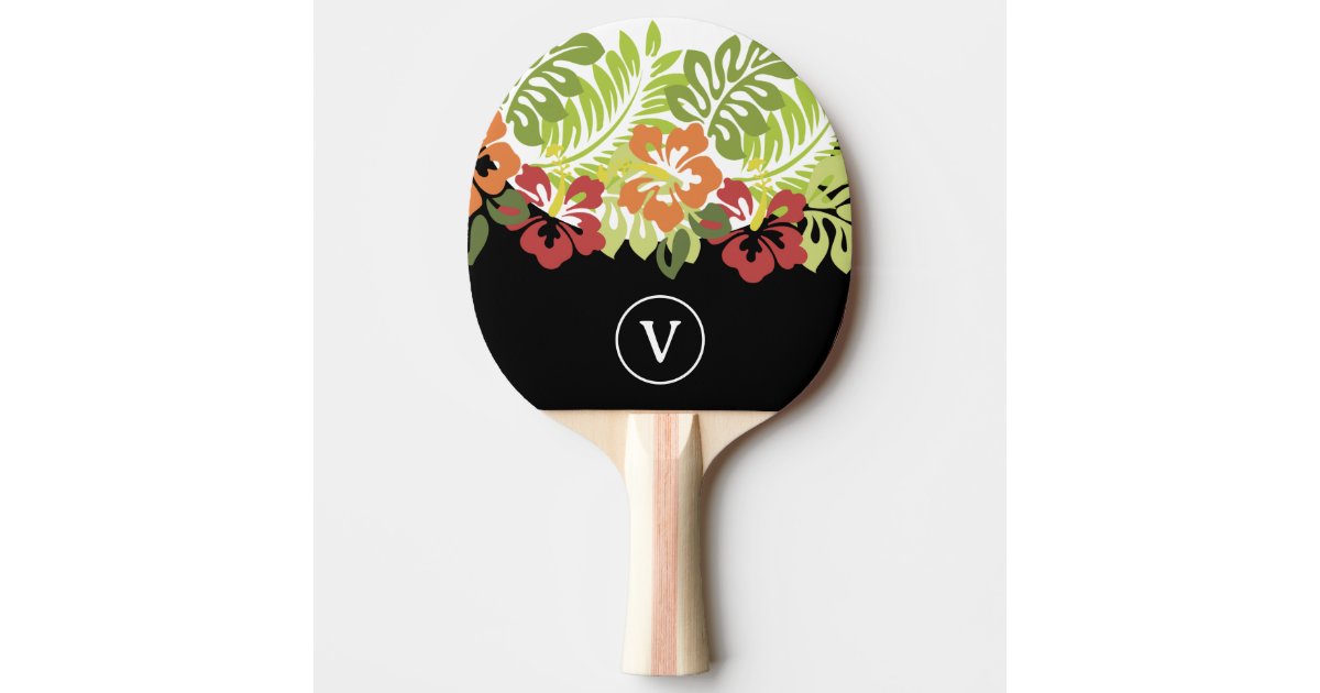 Fun Tropical Style Ping Pong Paddle | Zazzle