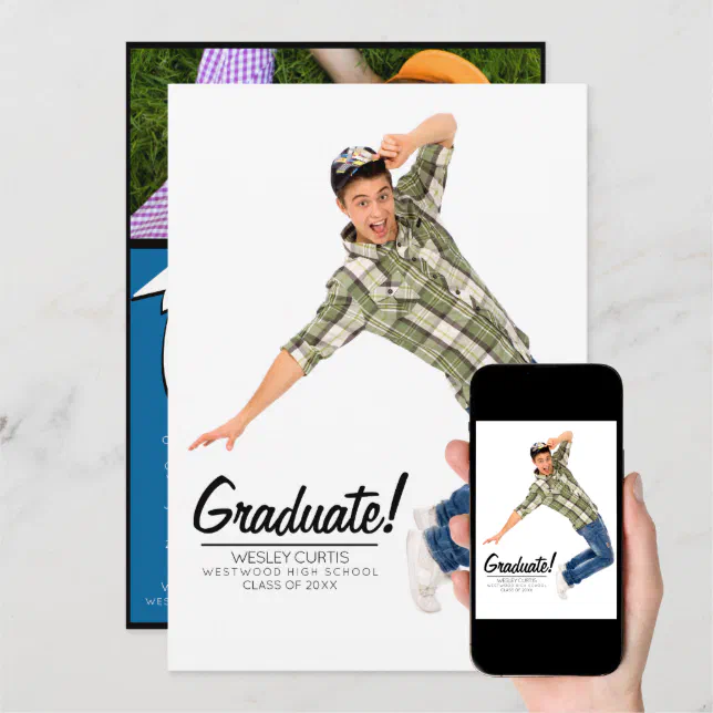 Fun & Unique Graduation Announcements | Zazzle