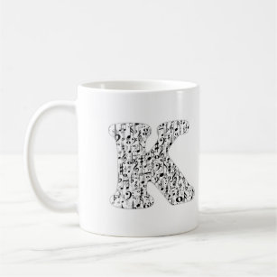 Letter K Coffee & Travel Mugs | Zazzle
