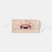 Fun Vampire Fangs Adult Cloth Face Mask | Zazzle