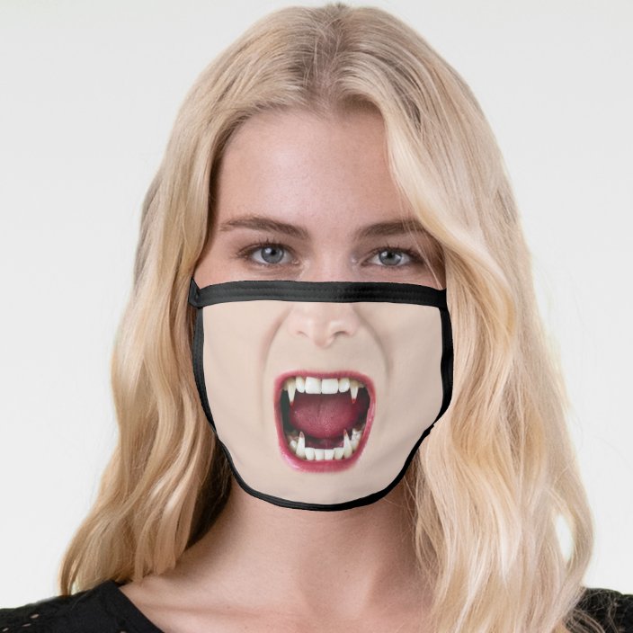 Fun Vampire Fangs Face Mask | Zazzle.com