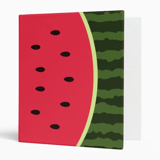 Fun Watermelon Binder | Zazzle