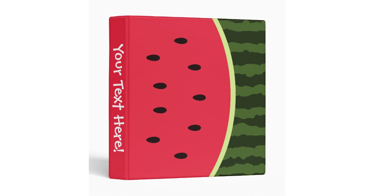 Fun Watermelon Binder | Zazzle