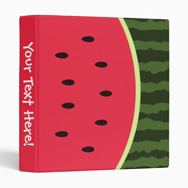 Fun Watermelon Binder | Zazzle