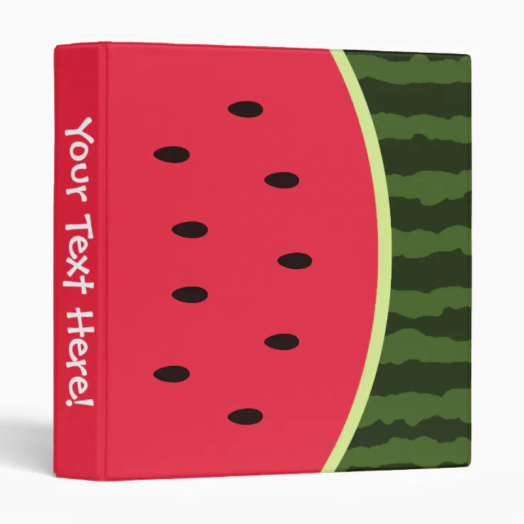 Fun Watermelon Binder | Zazzle
