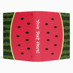 Fun Watermelon Binder | Zazzle
