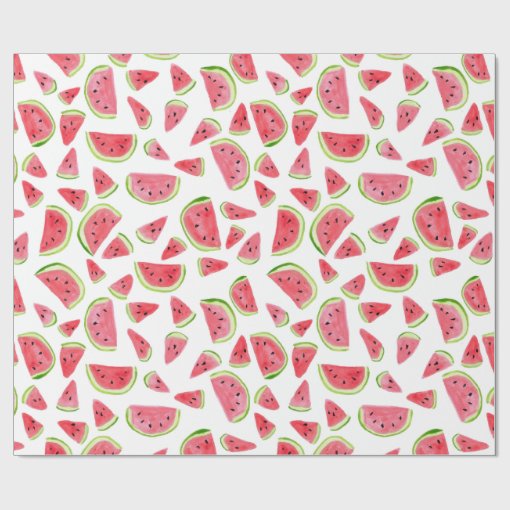 Fun watermelon wrapping paper | Zazzle