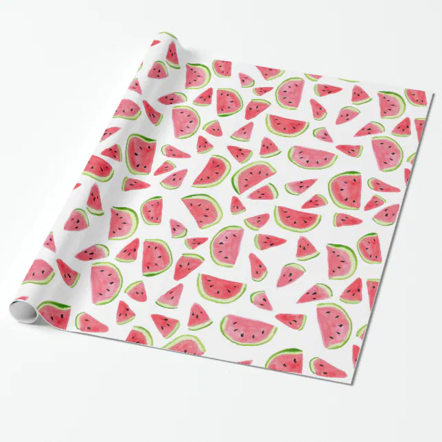 Fun watermelon wrapping paper | Zazzle