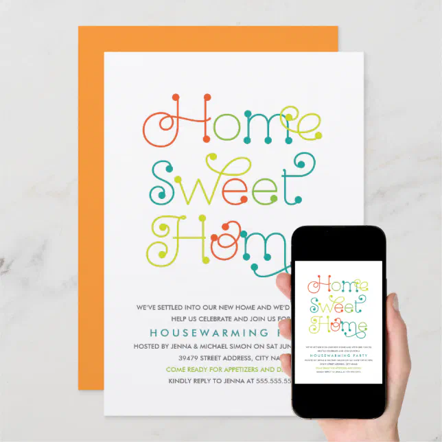 Fun & Whimsical Housewarming Party Invitation | Zazzle