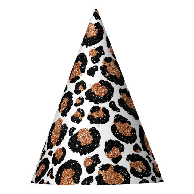 Fun Wild Cheetah Pattern Jungle Birthday Party Party Hat | Zazzle