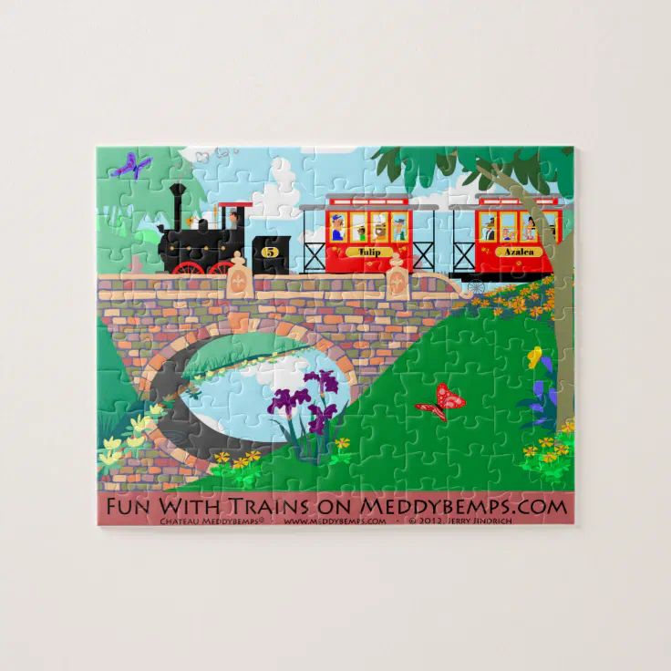 Fun With Trains Jigsaw Puzzle | Zazzle