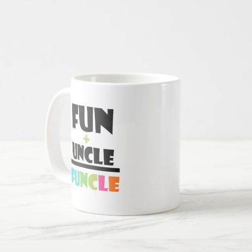 Funcle Definition Fun+uncle=Funcle Funny Fun Uncle Coffee Mug | Zazzle