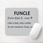 FUNCLE Uncle Gift Mouse Pad | Zazzle