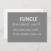 FUNCLE Uncle Gift Postcard | Zazzle